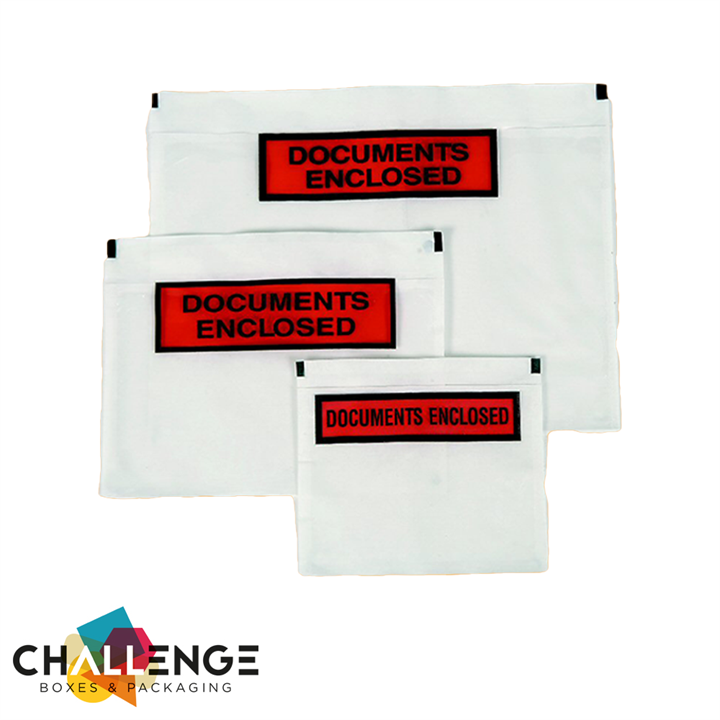 Document Wallets | Clear Plastic Document Wallets | Challenge Packaging